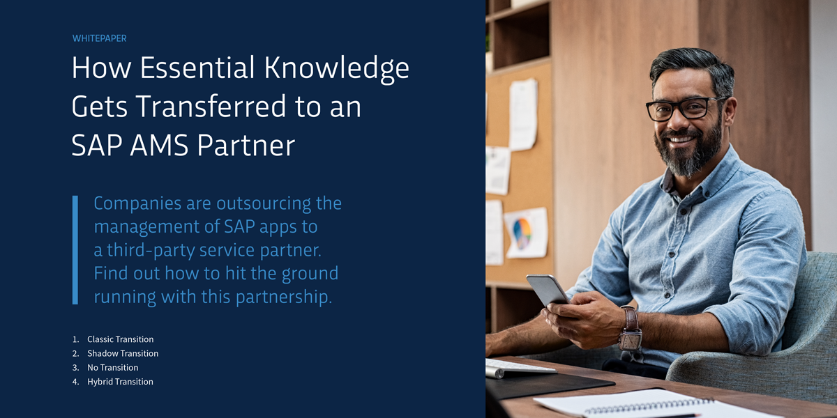 How Essential Knowledge Gets Transferred to an SAP AMS Partner: Whitepaper