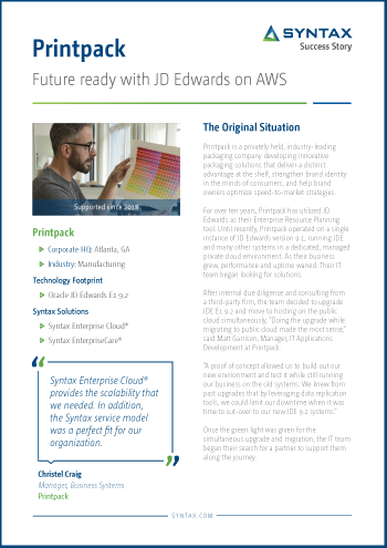 Printpack Success Story: Success Story