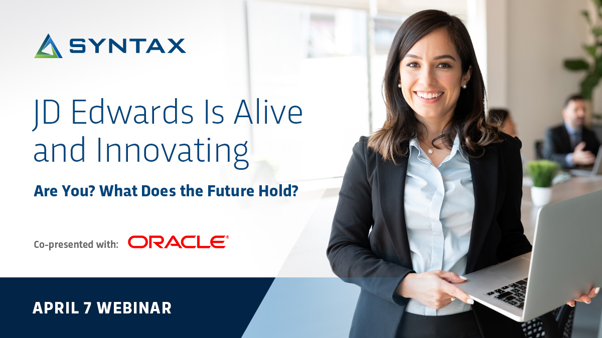 JDE is Alive and Innovating. Are you? What Does the Future Hold?: On ...